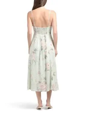 Rachel Zoe | Dresses | Rachel Zoe Linen Blend Dress With Scalloped Lace ...